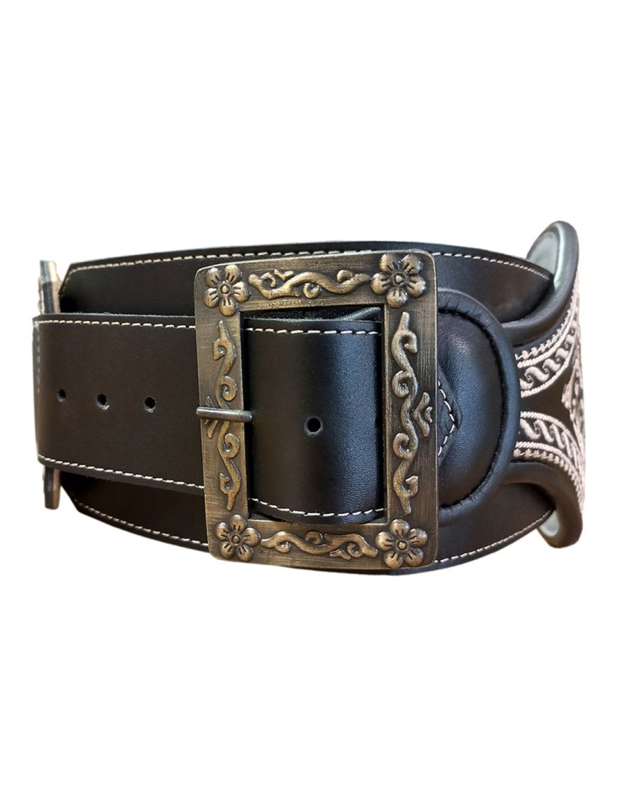 Alpenlife Ranzen Trachtengürtel Kitz, schwarz, Gr. 95cm-145cm